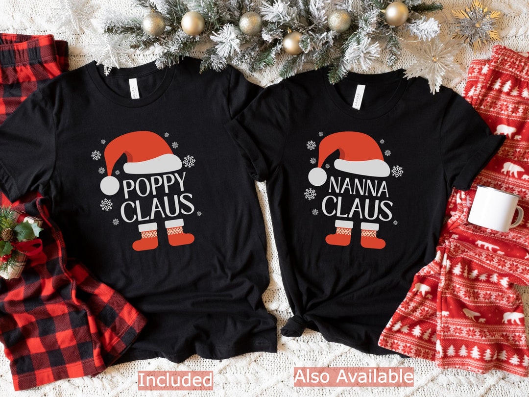 Poppy Claus Tshirt, Cute Xmas Shirt, Christmas Shirt, Xmas Gift Tshirt ...
