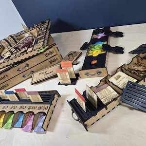 Wizardopoly DELUXE Game With Turntable, Bank and Money Organisers - Etsy