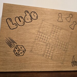 Wooden Ludo Game - Etsy
