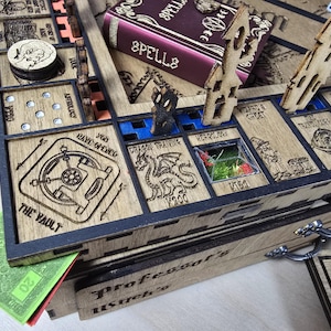 Wizardopoly DELUXE Game With Turntable, Bank and Money Organisers - Etsy