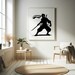 Ninja Warrior Silhouette DIY Wall Art for 3D Prints Stl, DXF, SVG Files ...