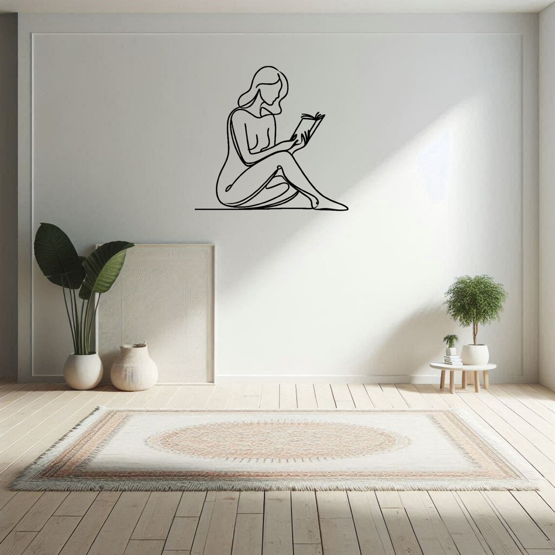 Girl Reading Book Dxf, STL, SVG File for 3D Print 3D Printer Art Piece ...