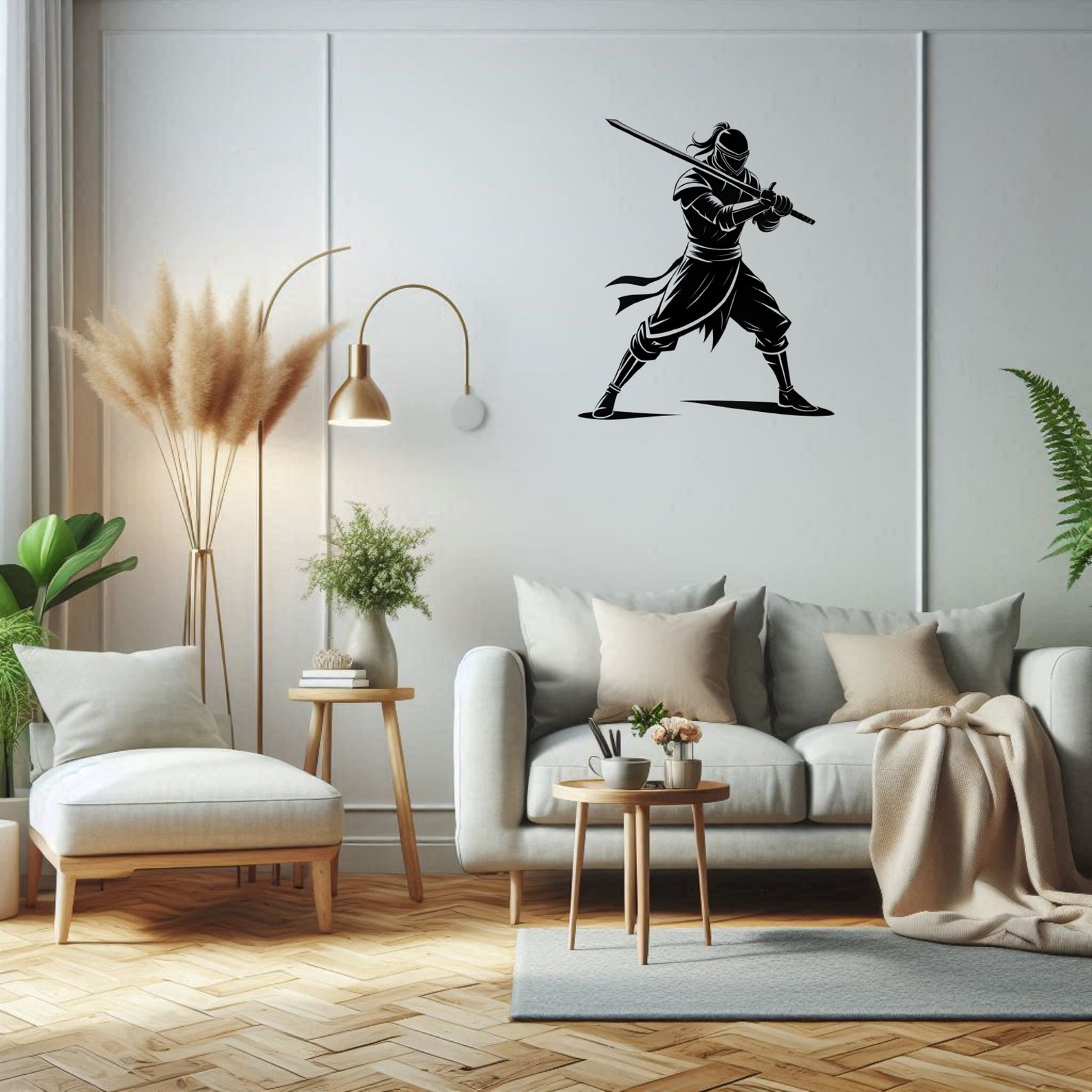 Knight Silhouette With Sword for 3D Prints - STL, DXF, SVG Files for 3D ...