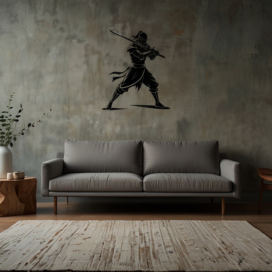 Knight Silhouette With Sword for 3D Prints - STL, DXF, SVG Files for 3D ...