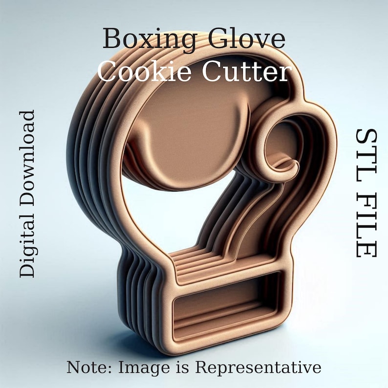 Boxing Glove Cookie Cutter STL File for 3D Print - Digital Download for ...