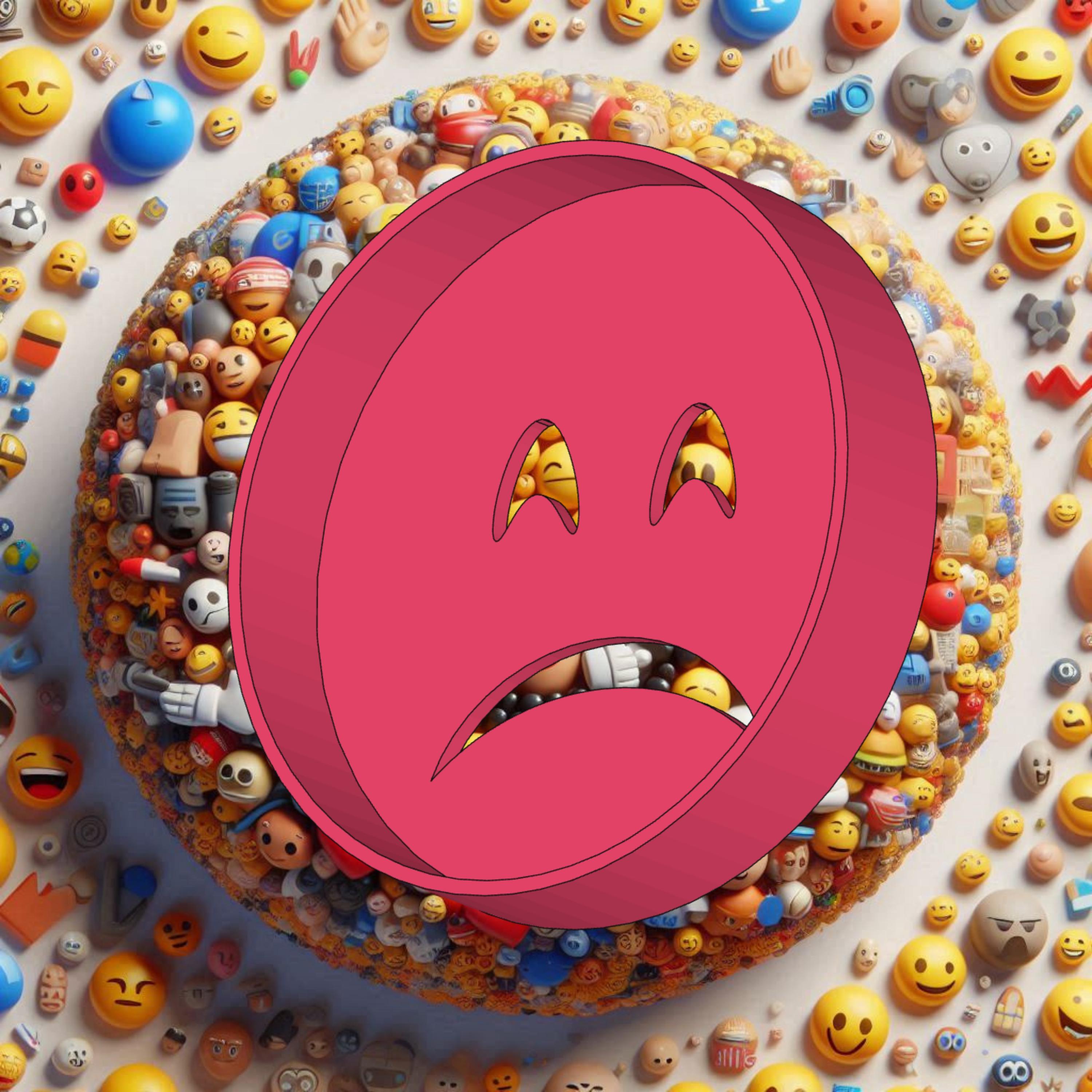 Sad Emoji Cookie Cutter STL File - 3D Printable Cookie Mold Pastry ...