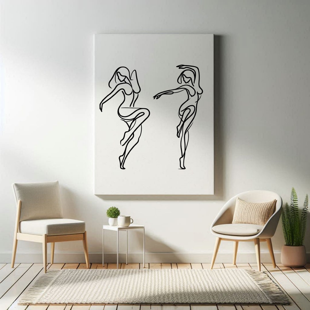 Printable Dance Art STL, DXF, SVG for 3D Printer, Cnc & Laser Cutting ...