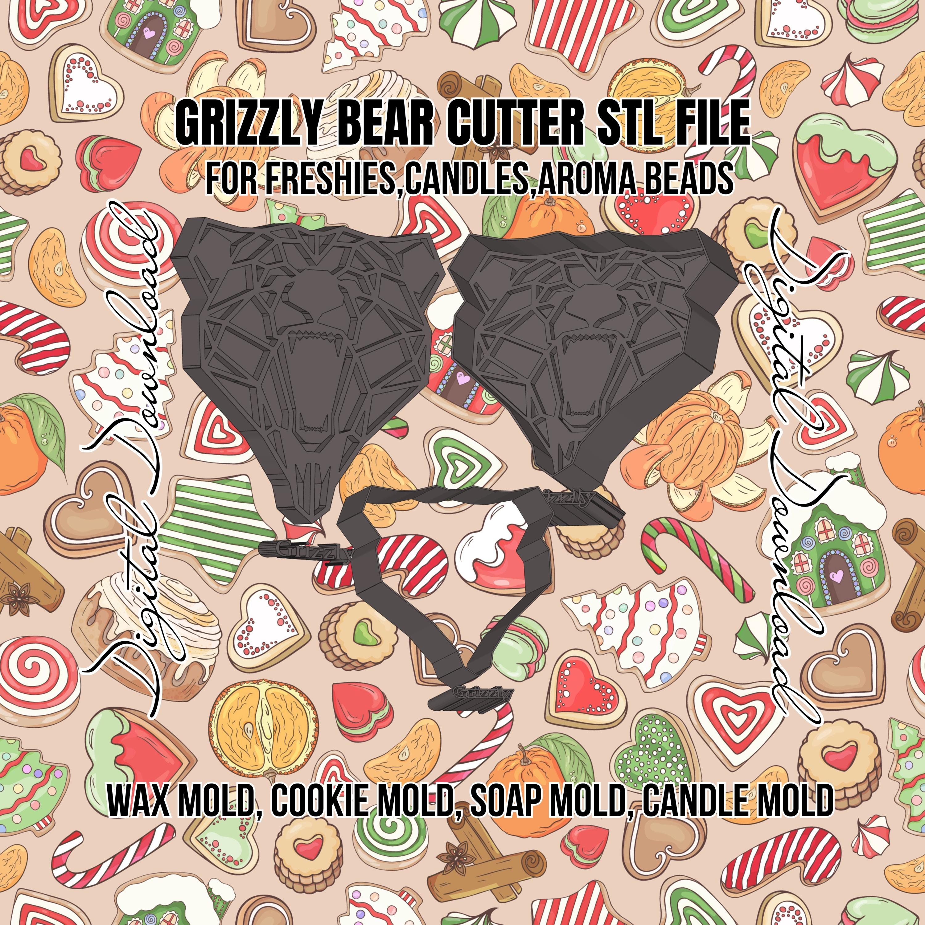 Grizzly Bear Cutter STL File: 3D Print Mold (digital Download) - Etsy