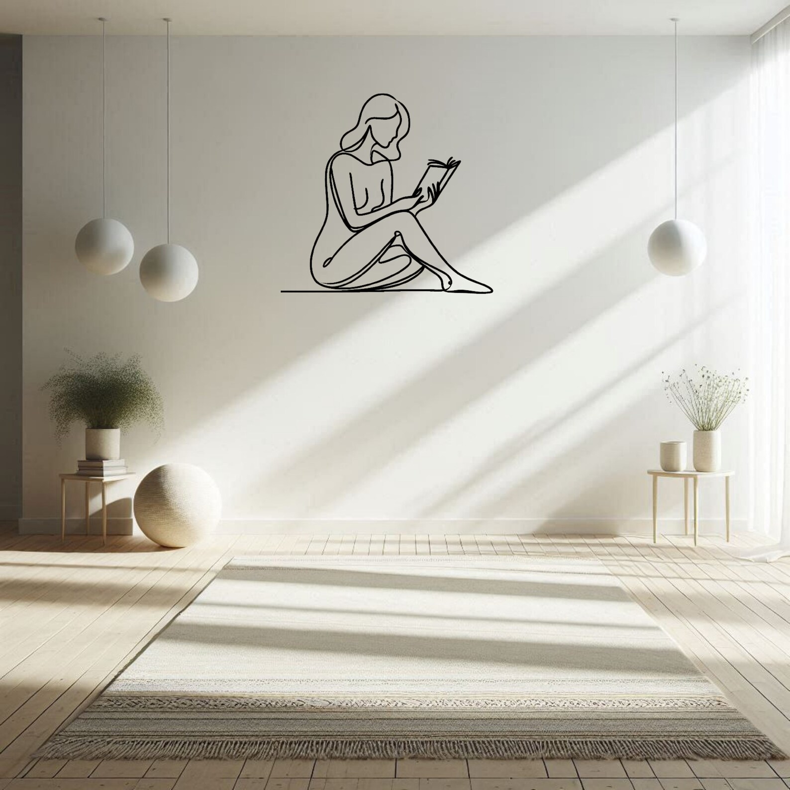 Girl Reading Book Dxf, STL, SVG File for 3D Print 3D Printer Art Piece ...