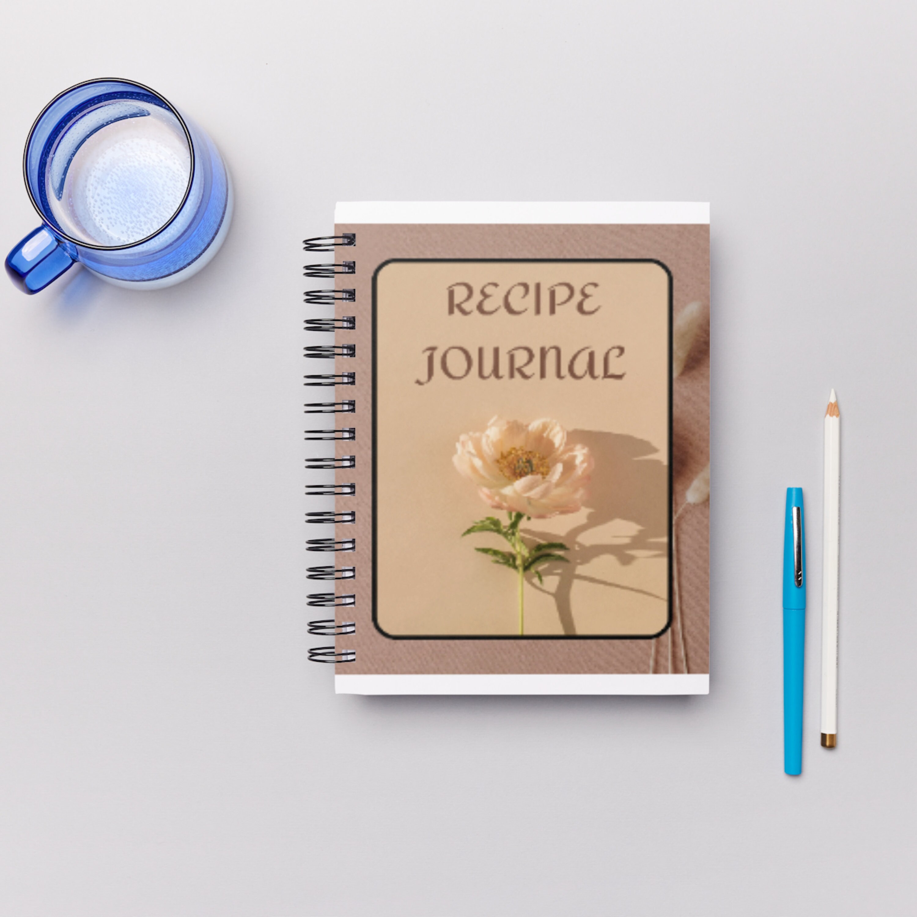 Digital Recipe Book Printable Pdf-recipe Journal Print-recipes Custom ...