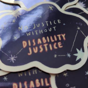 Sticker "disability Justice" - Etsy