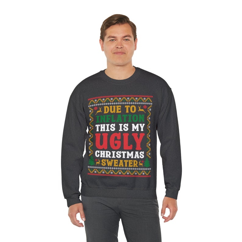 Ugly Christmas Sweatshirt Christmas Sweatshirt Ugly Couples Etsy
