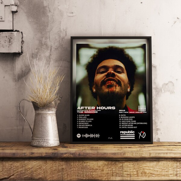 The Weeknd Album Cover Poster - Etsy