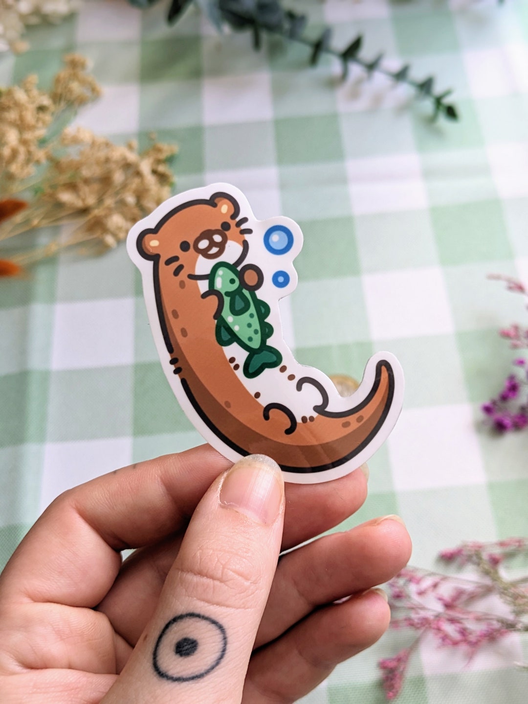 Otterly Adorable Sticker - Etsy
