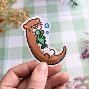 Otterly Adorable Sticker - Etsy