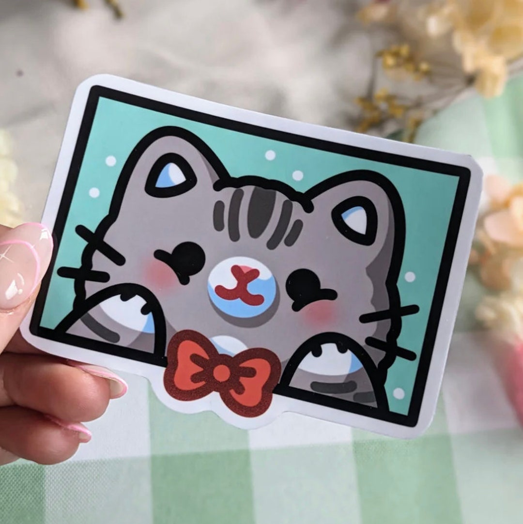 Kitty Boxy Sticker - Etsy