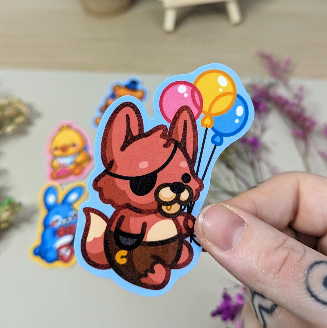 Foxy FNAF Sticker - Etsy
