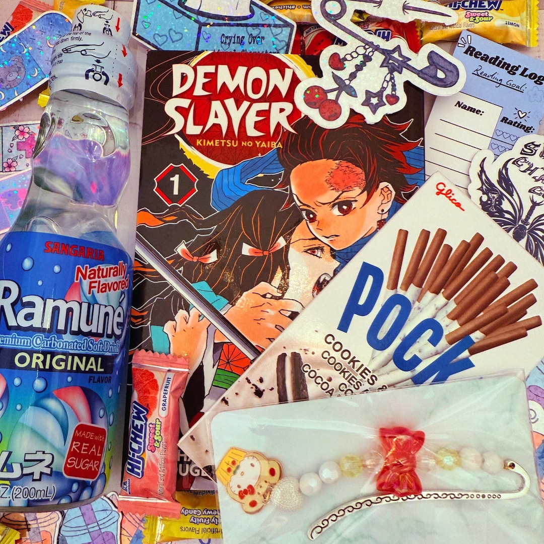 Mystery Manga Gift Box, Wrapped Book Surprise Volume 1, Japanese Snacks ...