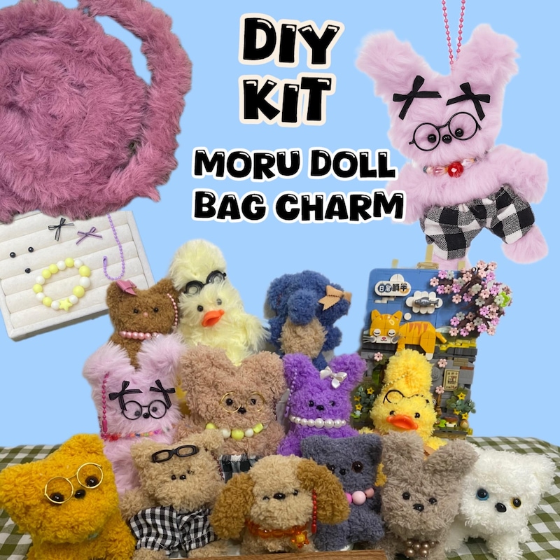 Fuzzy Wire Keychain - Etsy