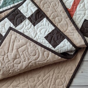 Monthly Milestone Quilt | Baby's First Year Growth Quilt | Numbers ...