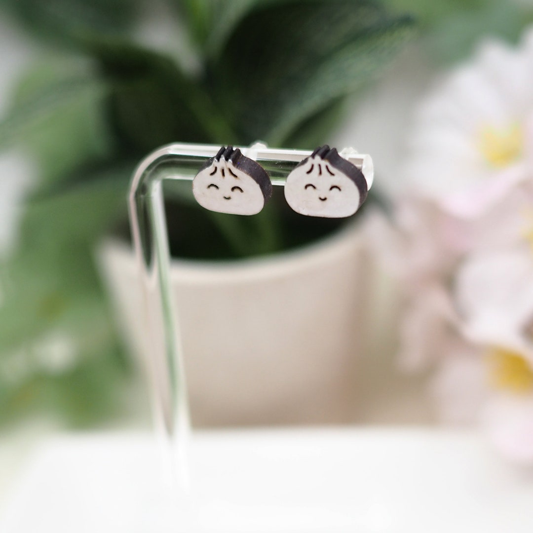 Kawaii Bao XLB Studs Laser SVG File | Cartoon Style | Cute Dangle ...