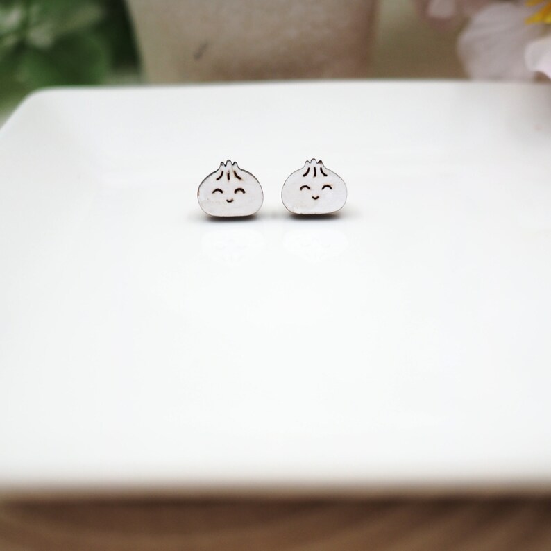 Kawaii Bao XLB Studs Laser SVG File | Cartoon Style | Cute Dangle ...