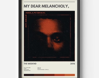 The Weeknd - My Dear Melancholy - Album Poster Print - Etsy UK