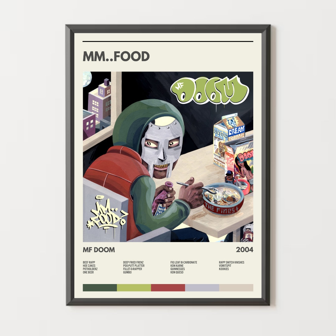 Mf Doom MM..FOOD Album Poster - Etsy