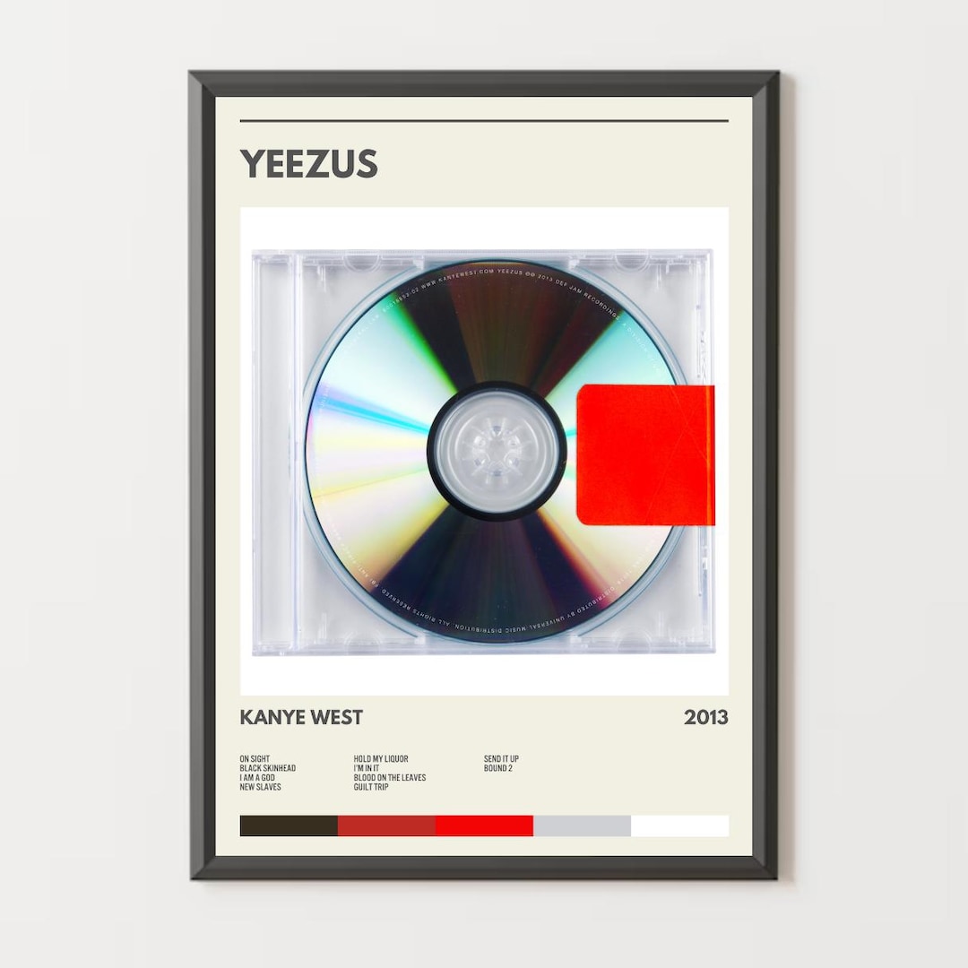 Kanye West - Yeezus - Album Poster - Etsy UK