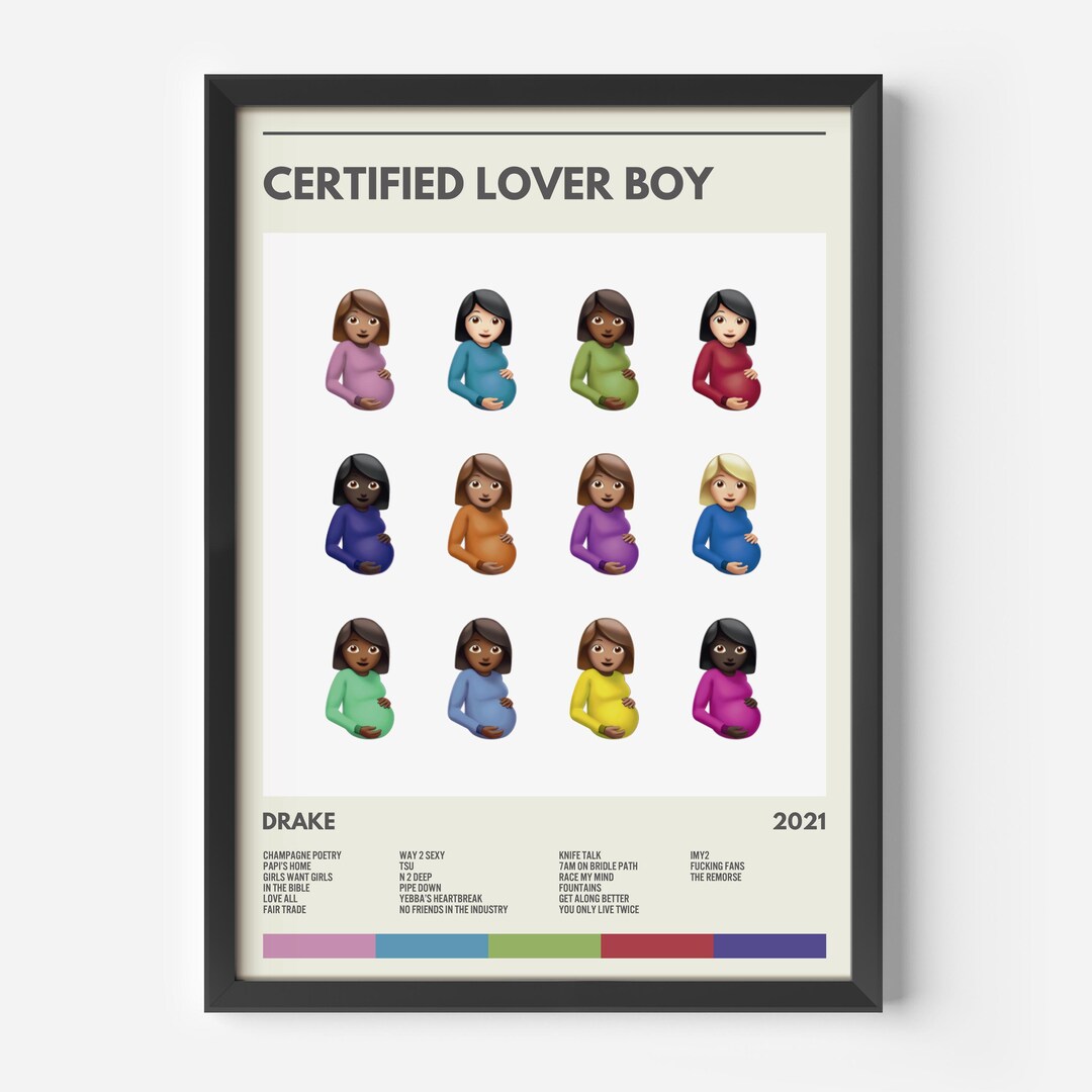 Drake - Certified Lover Boy - Album Poster Print - Etsy UK