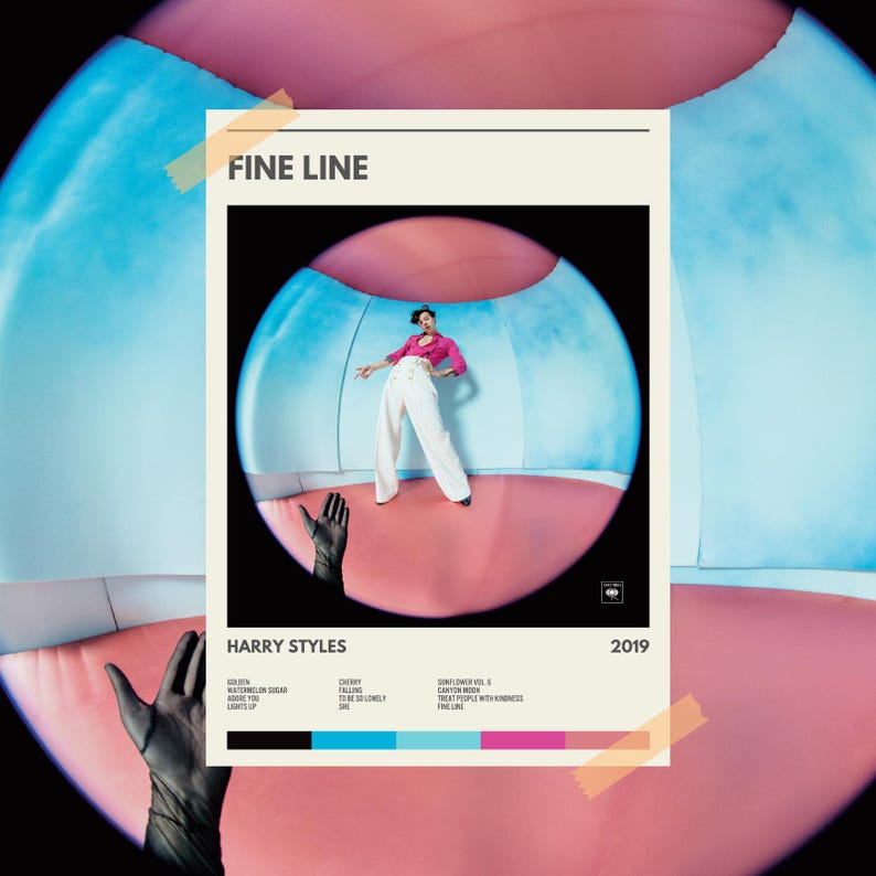 Harry Styles - Fine Line - Album Poster - Etsy UK