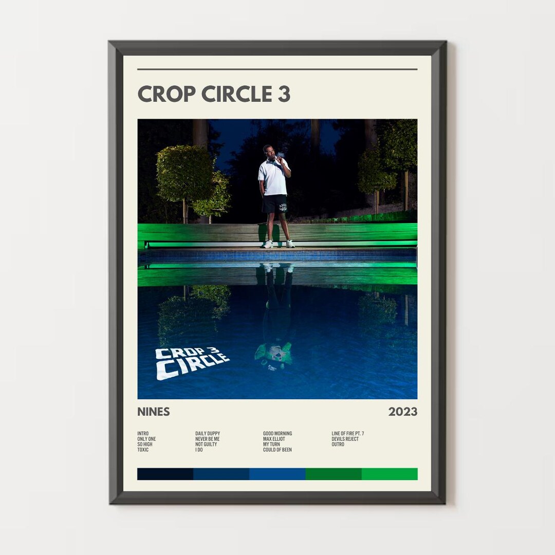 Nines Crop Circle 3 Album Poster - Etsy