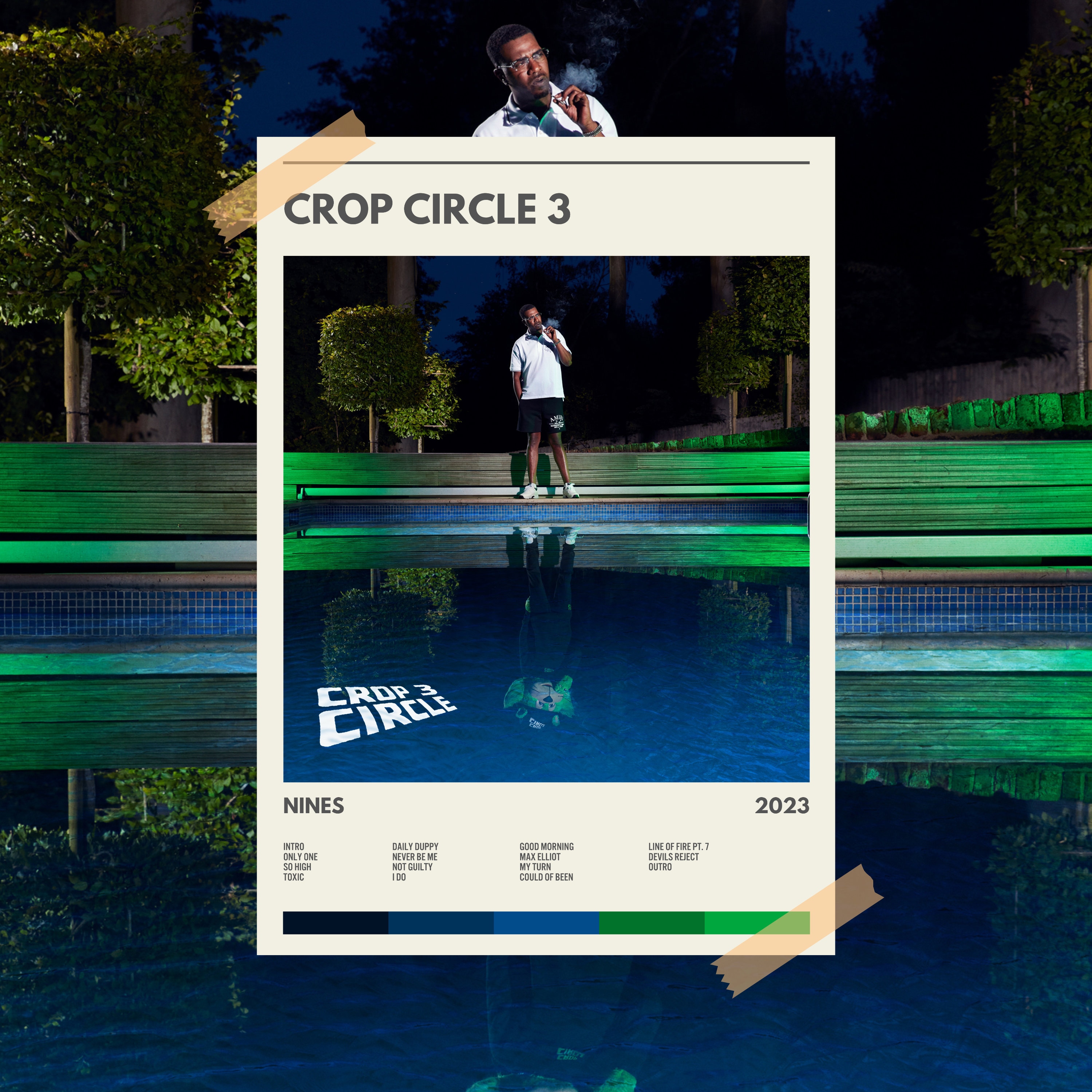 Nines - Crop Circle 3 - Album Poster sold by Norean Crafty | SKU ...
