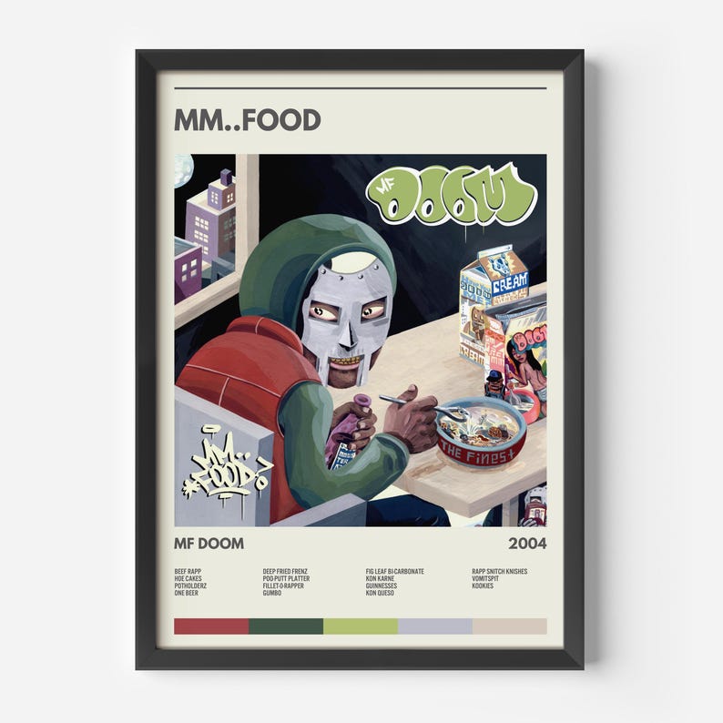 Mf Doom - MM..FOOD - Album Poster Print - Etsy UK