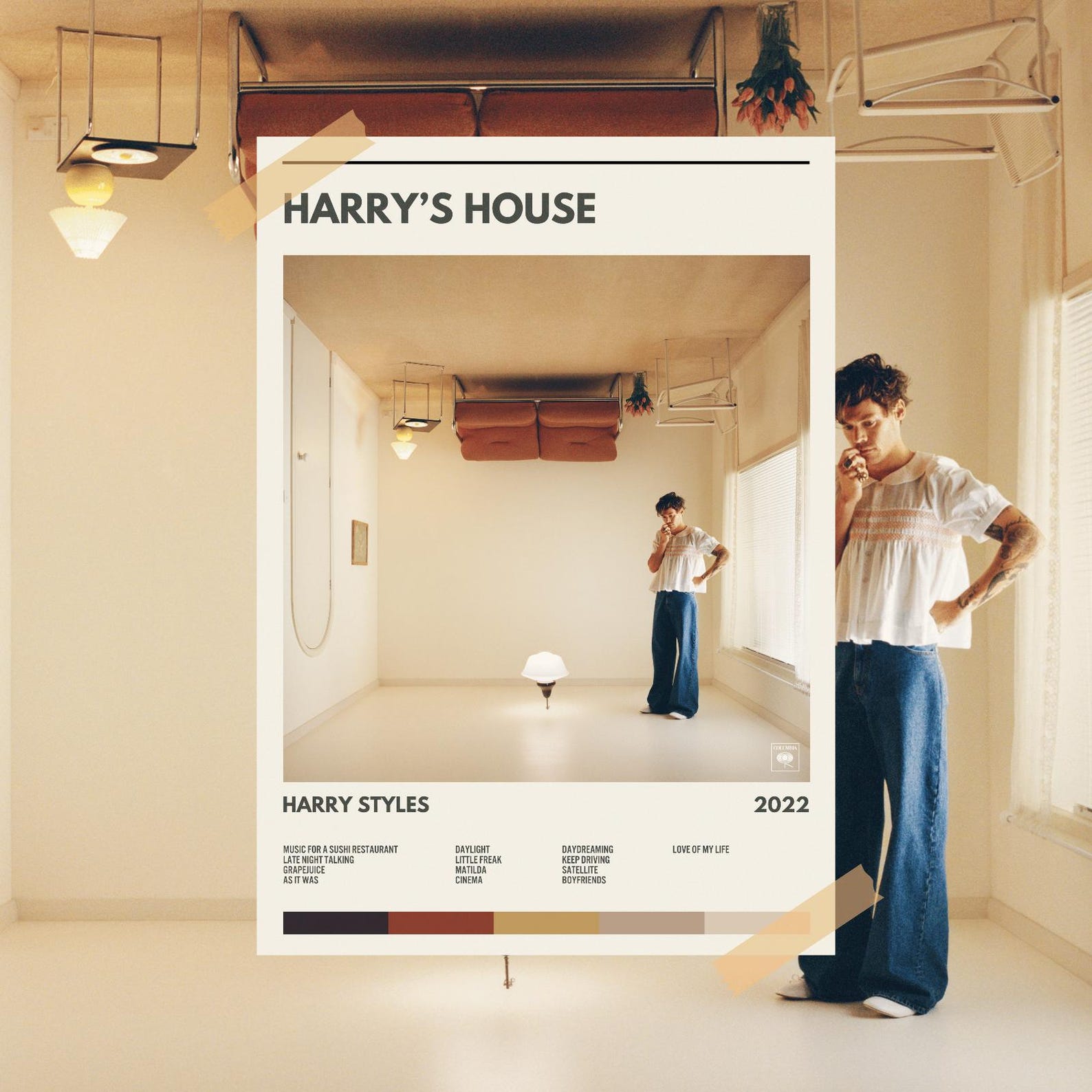 Harry Styles - Harry's House - Album Poster - Etsy UK