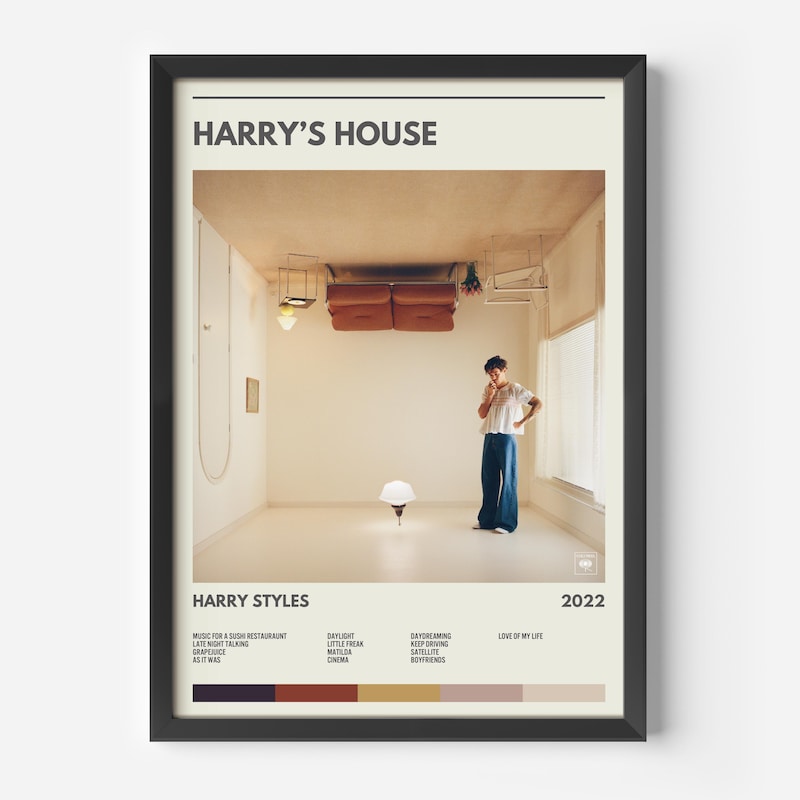 Art Print Album Harry S House Hs Harry Songs Etsy