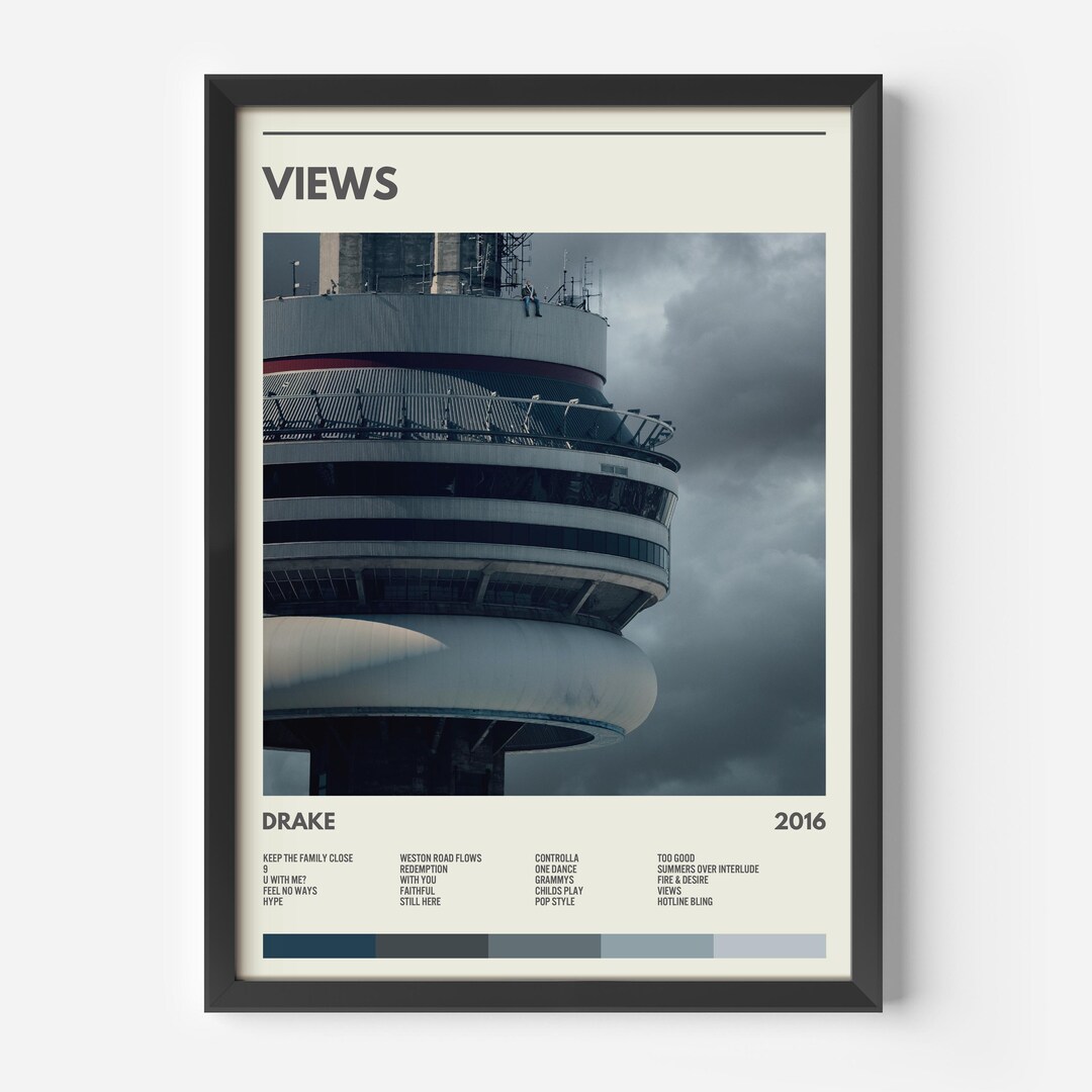 Drake - Views - Album Poster Print - Etsy