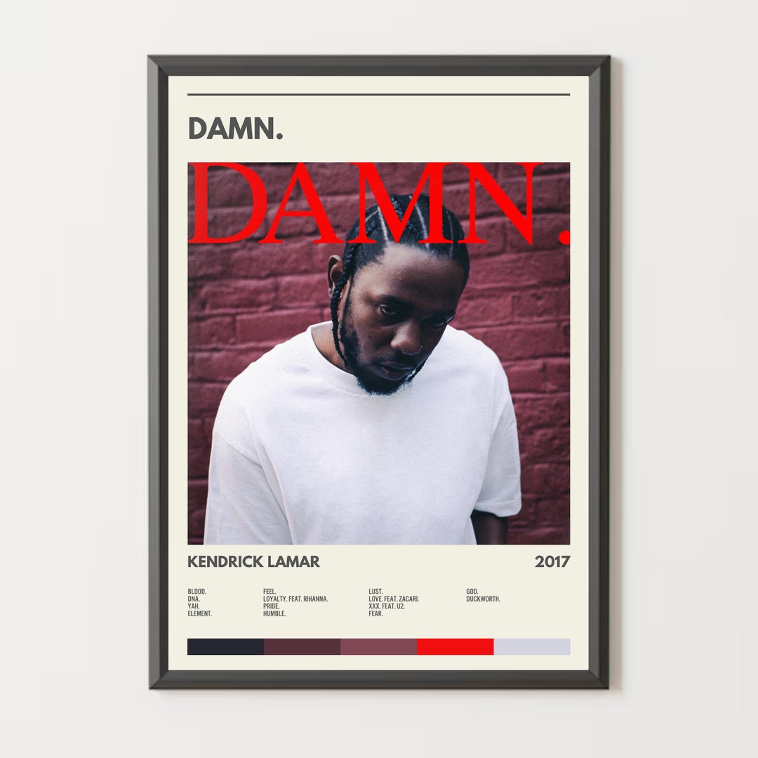 Kendrick Lamar Damn Album Poster - Etsy