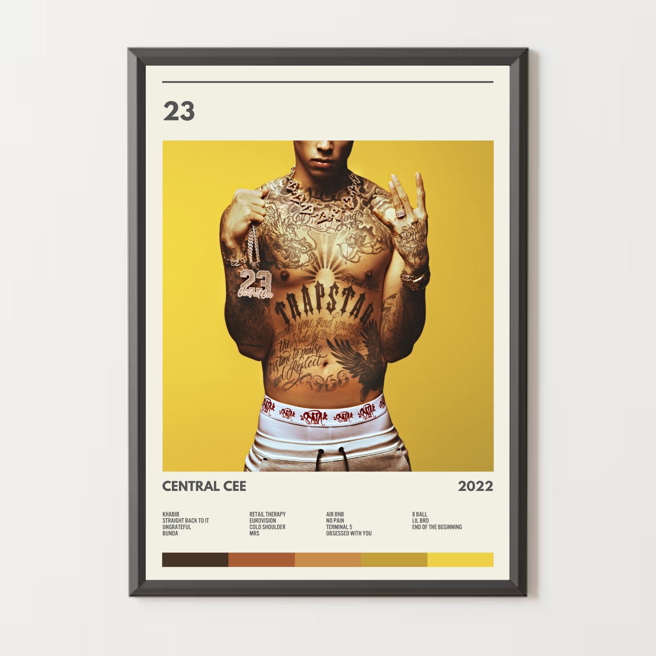 Central Cee - 23 - Album Poster sold by Imp Arlie | SKU 3962332 | Printerval UK