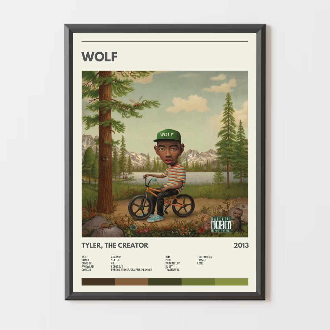 Tyler, the Creator - Wolf - Album Poster - Etsy