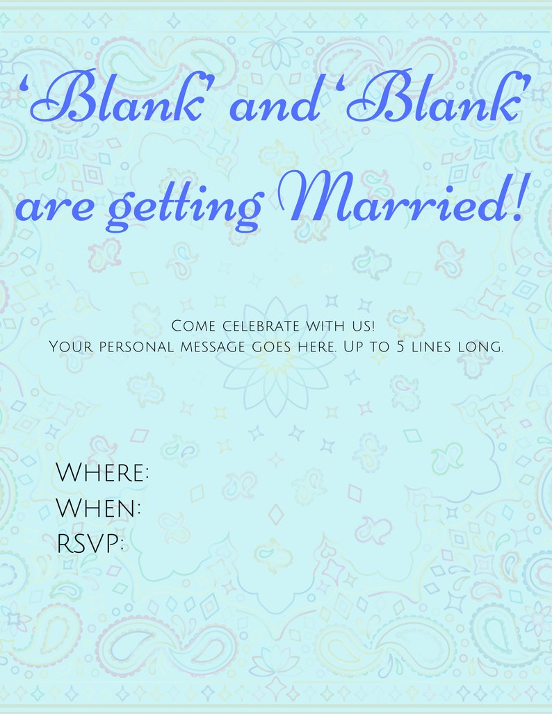 Elegance Unveiled: Customizable Wedding Invitations - Etsy