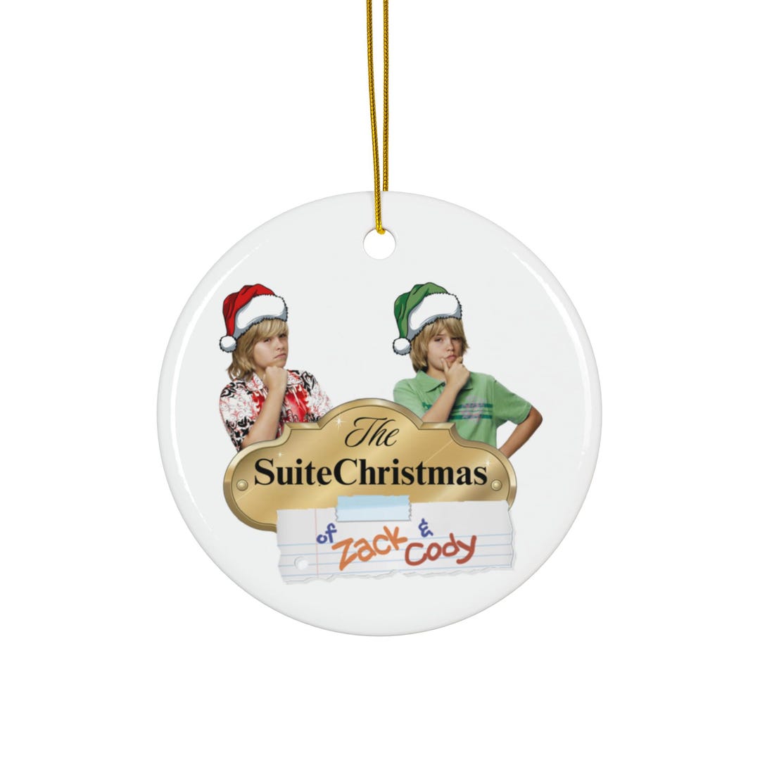 The Suite Life of Zack & Cody Christmas Ceramic Ornament Holiday ...