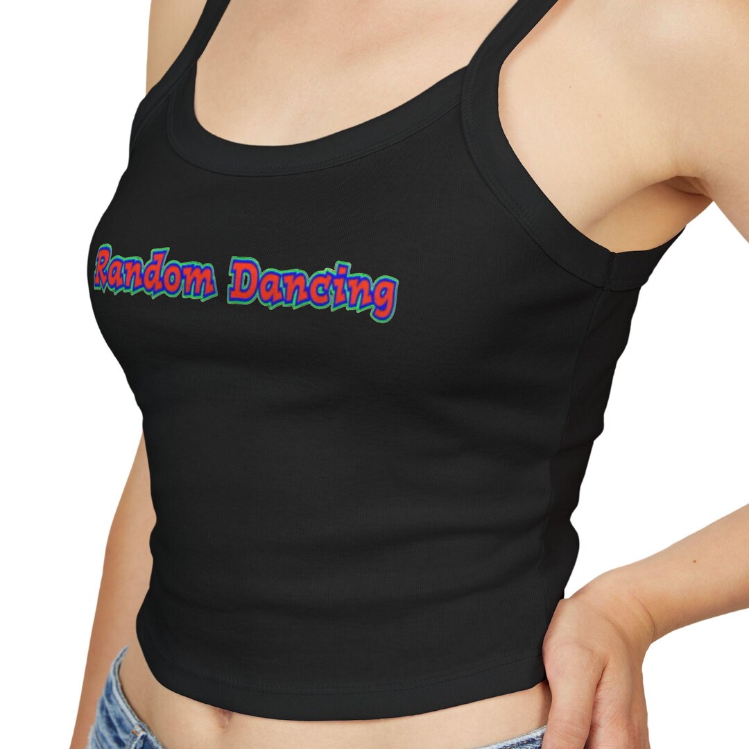 Icarly Random Dancing Spaghetti Strap Tank Top Crop Top - Etsy