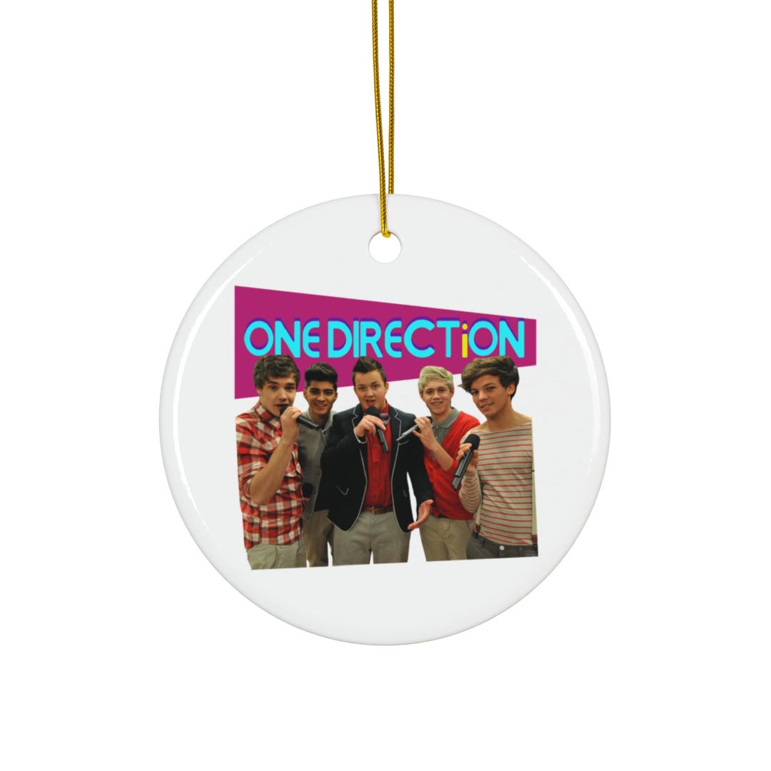 Icarly X One Direction 1D Christmas Ceramic Ornament Funny Holiday ...