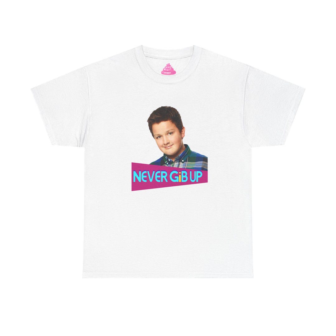 Never Gib up Icarly Gibby Gibson T-shirt - Etsy