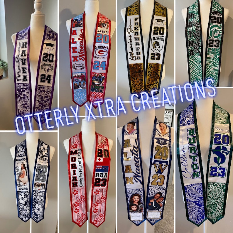 Customized Polynesian Style Graduation Stole - Etsy