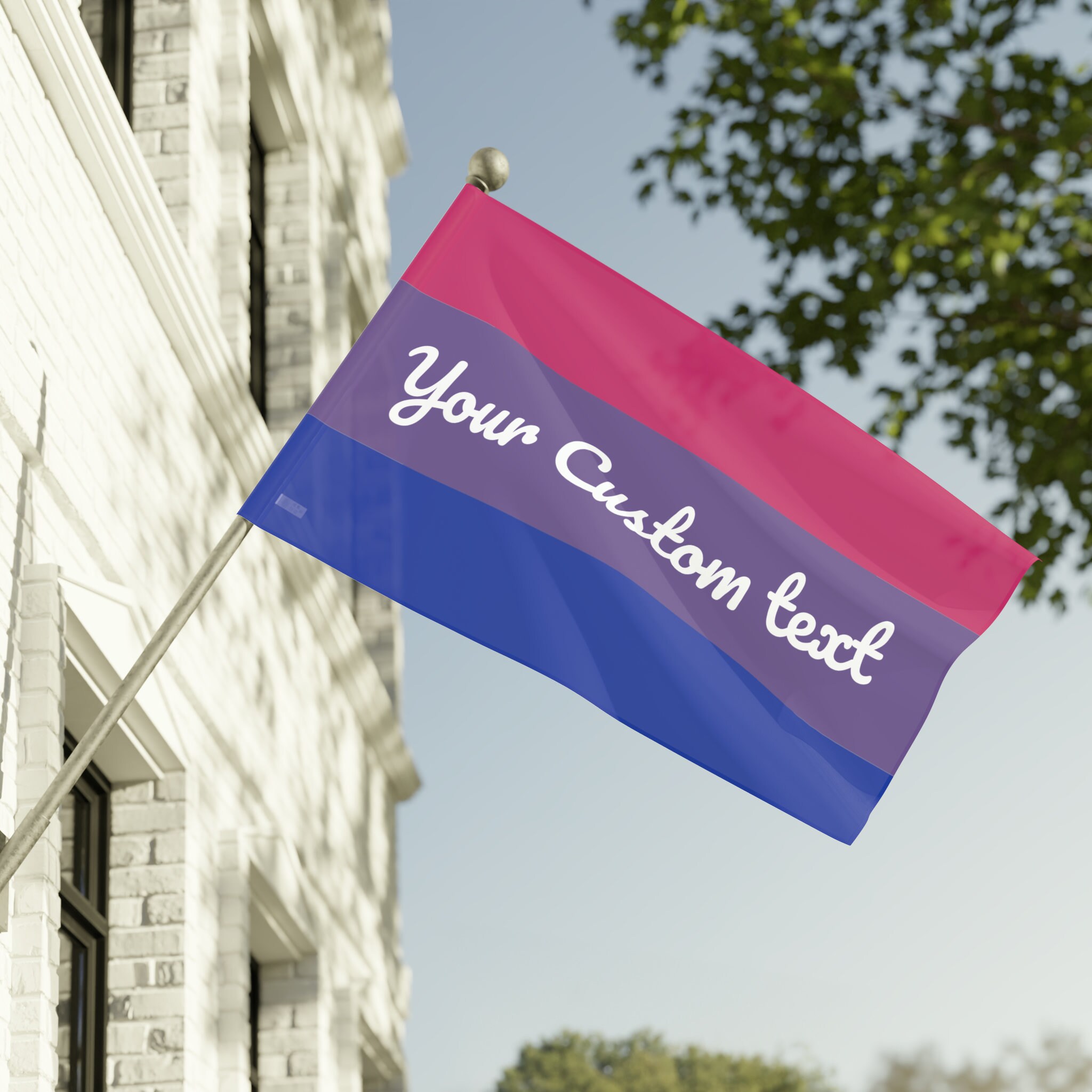 Bisexual Pride Flag Custom Personalized Durable - Etsy