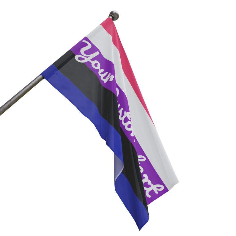 Gender Fluid Colors - Pride Flag- Custom - Personalized - Durable ...