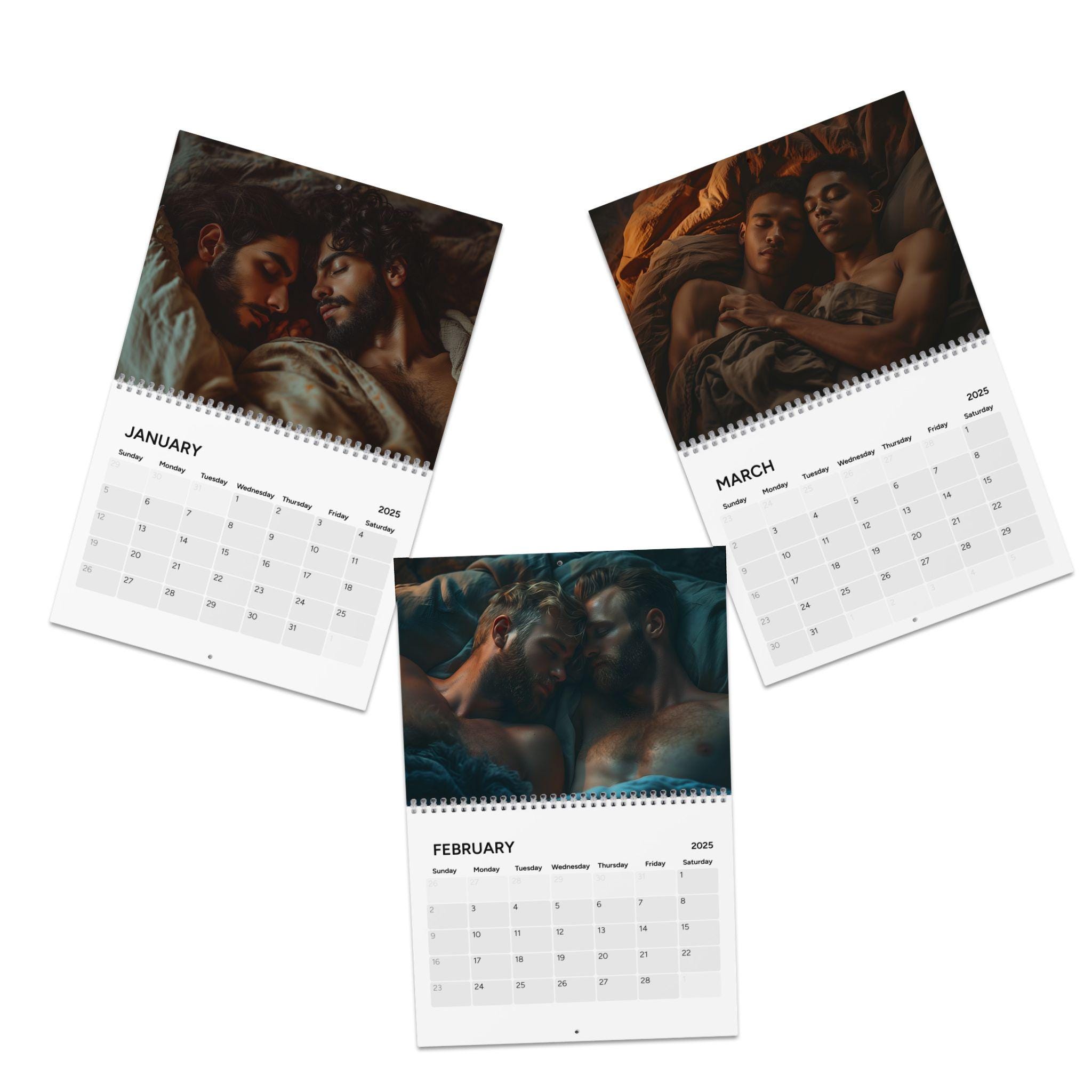 2024 Embraced Moments: Artistic Male Couples Calendar - Etsy