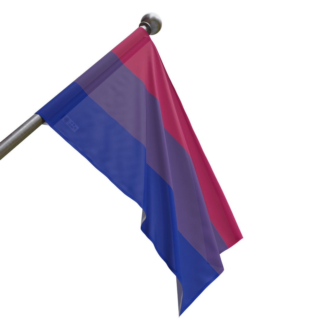 Bisexual Pride Flag - Durable Polyester, Satin Finish, 3 Sizes - Love ...